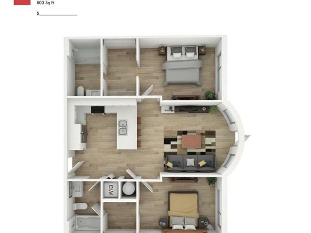 The Milk Stacks: Boutique Luxury Living in Downtown Orlando's Milk District 2 Bedroom Apartment for Rent at 221 S Bumby Ave, Orlando, FL 32803 East Central Park