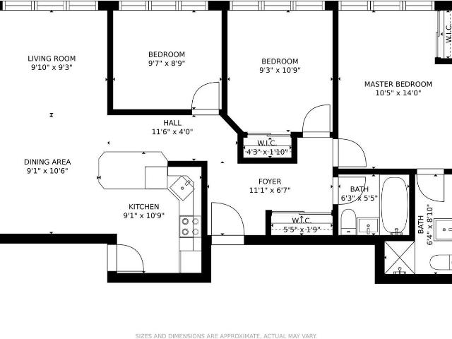 The Sheridan Estes at Loyola Park 3 Bedroom Apartment for Rent at 7070 N Sheridan Rd, Chicago, IL 60626 Rogers Park