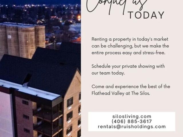 The Silos 2 Bedroom Apartment for Rent at 501 W Center St, Kalispell, MT 59901