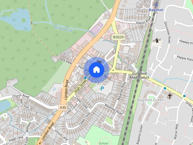 The Square, Bagshot, Surrey, GU19