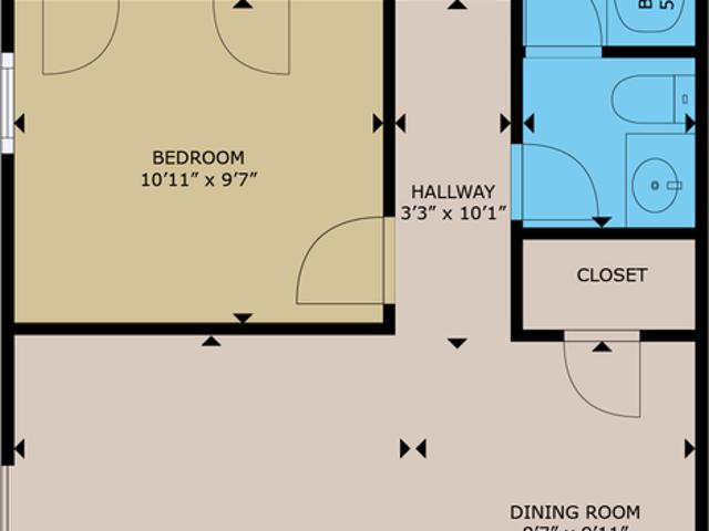 The Sterling 1 Bedroom Apartment for Rent at 3038 S 101st East Ave, Tulsa, OK 74129