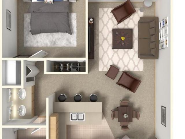 THE STREAMS 1 Bedroom Apartment for Rent at 1261 Deerpark Dr, Fullerton, CA 92831