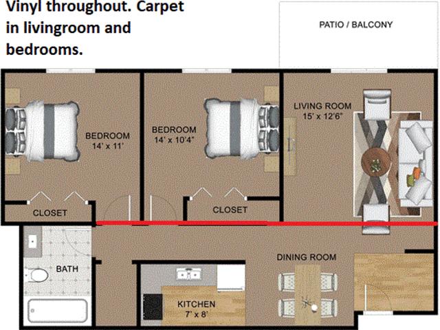 The Pointe on Fleur Apartments 3 Bedroom Apartment for Rent at 2800 Fleur Dr, Des Moines, IA 50321 Southwestern Hills