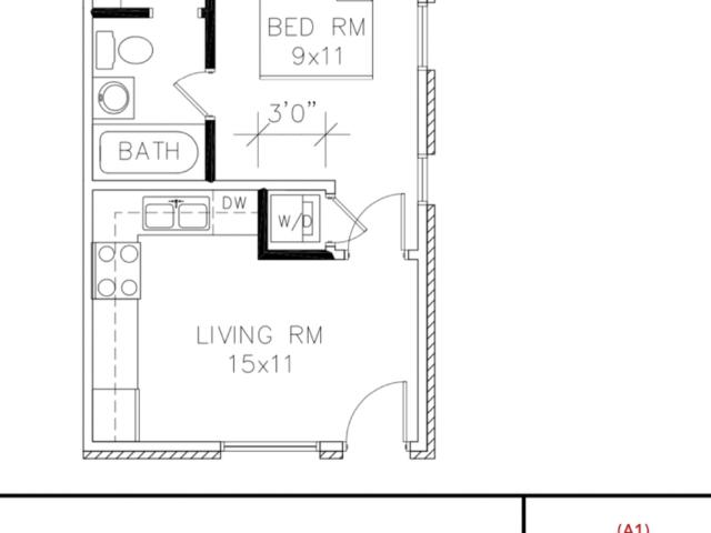 The Pomelo Apartments 1 Bedroom Apartment for Rent at 4400 San Jacinto St, Dallas, TX 75204