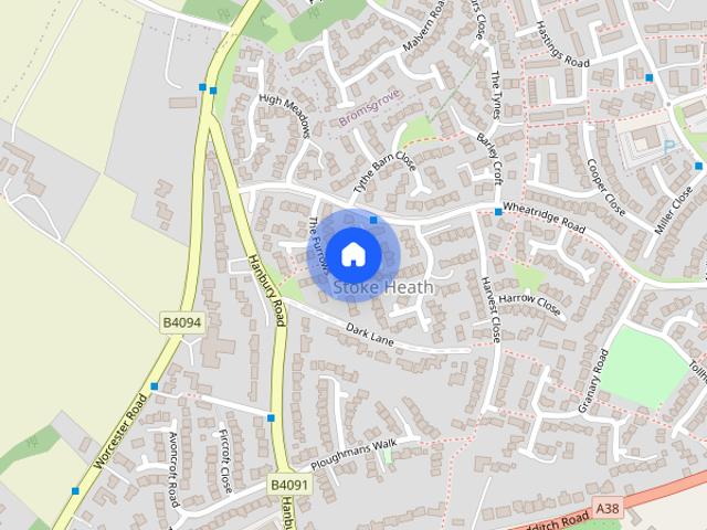 The Paddock, Stoke Heath, Bromsgrove, Worcestershire, B60