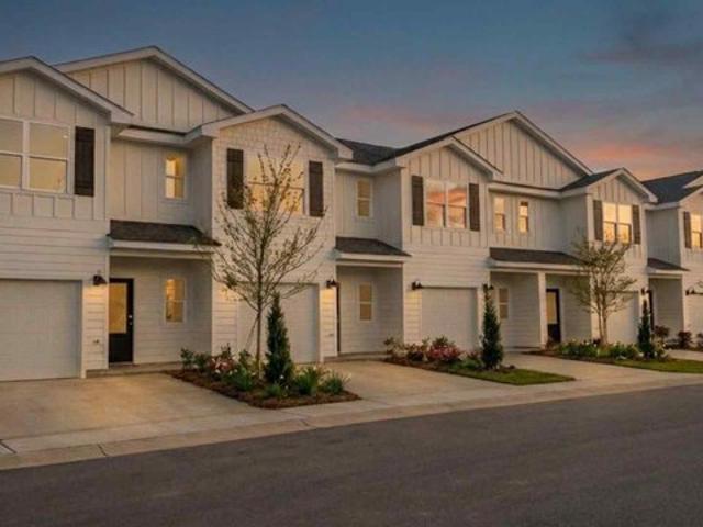 The Palm Exterior Plan Harper Grove Townhomes Community