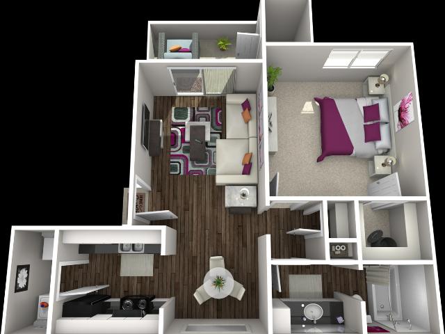 The Park at Winslow 2 Bedroom Apartment for Rent at 1744 Jenkins Rd, Pasadena, TX 77506