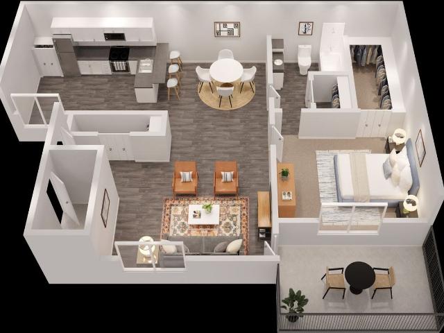 The Parker Apartments 2 Bedroom Apartment for Rent at 5105 Old Bullard Rd, Tyler, TX 75703