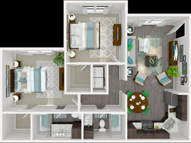 The Platform at Osigian Way 1 Bedroom Apartment for Rent at 651 Osigian Blvd, Warner Robins, GA 31088