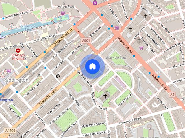 The Quadrangle, Cambridge Square, W2
