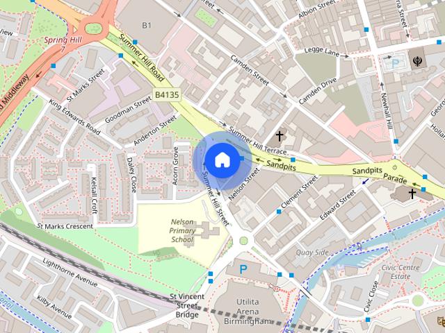 The Quadrant, 150 Sand Pits, Birmingham, B1