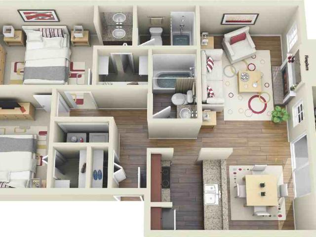 The Retreat at Bothell 2 Bedroom Apartment for Rent at 18101 126th Ave Ne, Bothell, WA 98011 North Creek