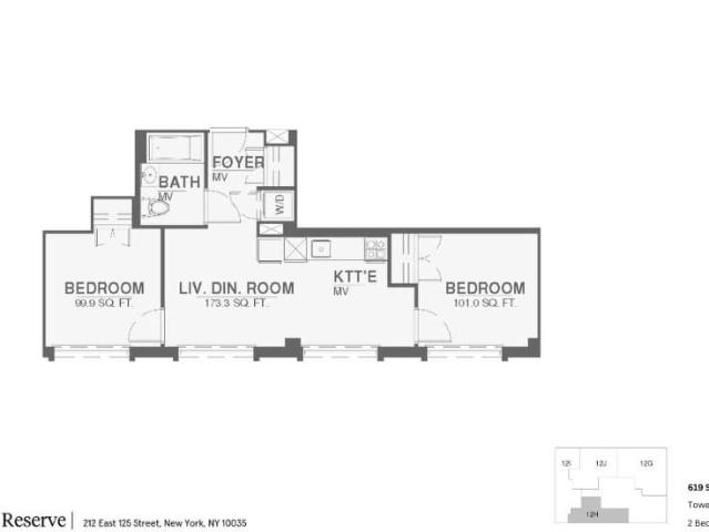 The Reserve 4 Bedroom Apartment for Rent at 215 E 124th St, New York, NY 10035 East Harlem
