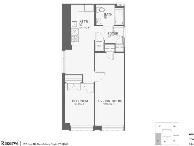 The Reserve 4 Bedroom Apartment for Rent at 215 E 124th St, New York, NY 10035 East Harlem