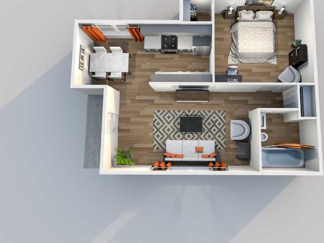 The Residence at Midtown 1 Bedroom Apartment for Rent at 11661 Dennis Rd, Dallas, TX 75229