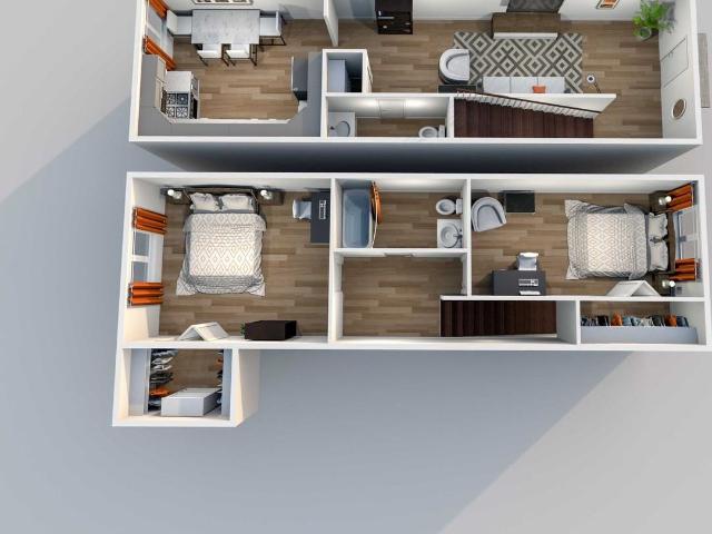 The Residence at Midtown 2 Bedroom Apartment for Rent at 11661 Dennis Rd, Dallas, TX 75229
