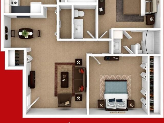The Residences at the 27th 1 Bedroom Apartment for Rent at 3110 Sw 27th Ave, Amarillo, TX 79109