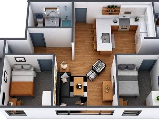 THE RIVE 4x2 WHOLE SUBLEASE 27'