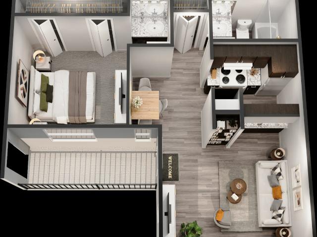 The Woodlands of Arlington 2 Bedroom Apartment for Rent at 2800 Lynnwood Dr, Arlington, TX 76013