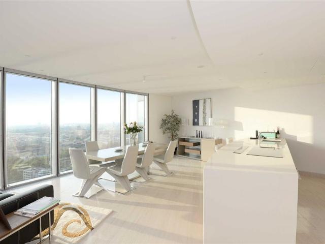 The Tower, St. George Wharf, London, SW8 3 bed apartment to rent £15,000 pcm £3,462 pw