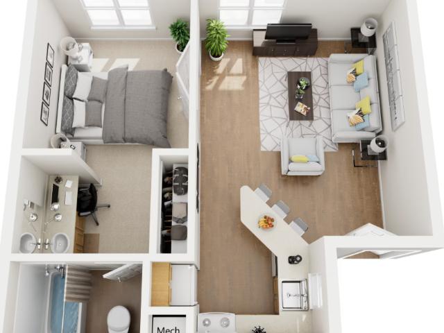 The Taylor at 525 Studio Apartment for Rent at 525 Bay Area Blvd, Houston, TX 77058 Clear Lake