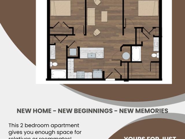 The Tennyson at the Lamar 1 Bedroom Apartment for Rent at 1478 Main St, Oxford, MS 38655