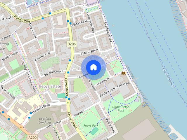 The Terrace, Longshore, London, SE8