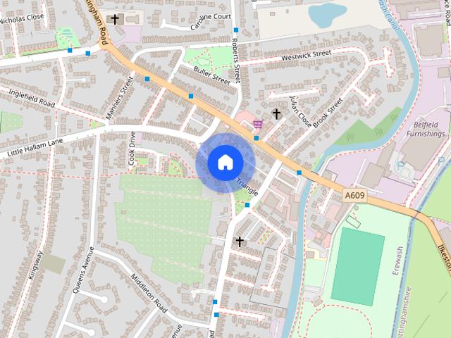 the Triangle, Ilkeston, Derbyshire, DE7 4AP