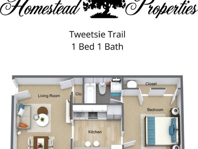 The Village at Tweetsie Trail 1 Bedroom Apartment for Rent at 103 Osborne Rd, Johnson City, TN 37601