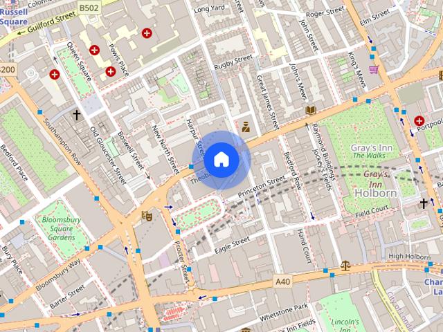 Theobalds Road, Bloomsbury, London, WC1X