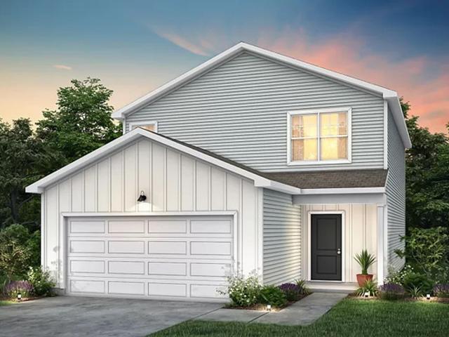This home at Spring Meadow features open living spaces, a bedroom on the first floor and 3 bedrooms, 2 baths upstairs. Looking for a place with a friendly hometown vibe? Spring Meadow has you covered.