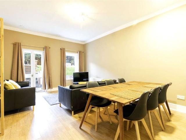 This is a large flat set over two floors and is part of a converted Victorian house