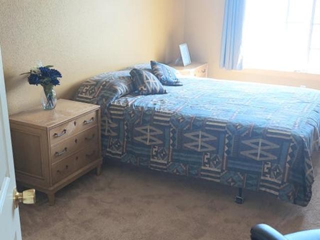 This is a room for rent in a home with a shared ba