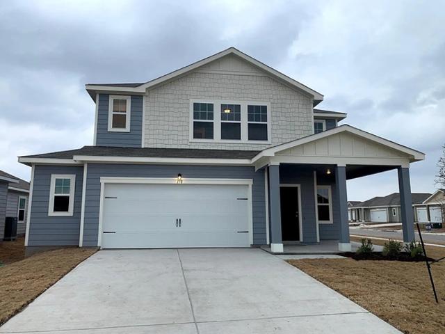 This stunning 5 bedroom, 3 bathroom, two story home boasts a beautiful open floor plan, a tranquil and private backyard, and a spacious covered porch.