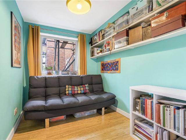 This two bedroom raised ground floor apartment. The property benefits from a private balcony, access to communal gardens and garage