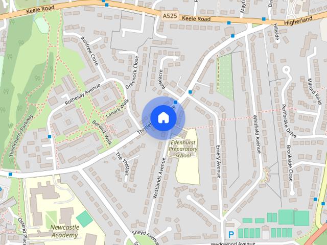 Thistleberry Avenue, The Westlands, Newcastle Under Lyme, Staffordshire, ST5