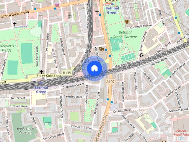 Three Colts Lane, Bethnal Green, London, E2