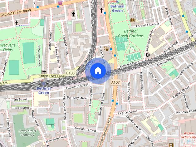 Three Colts Lane, London, E2