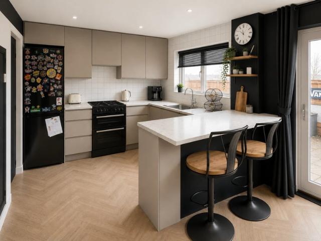 Three double bedroom semi detached house located i