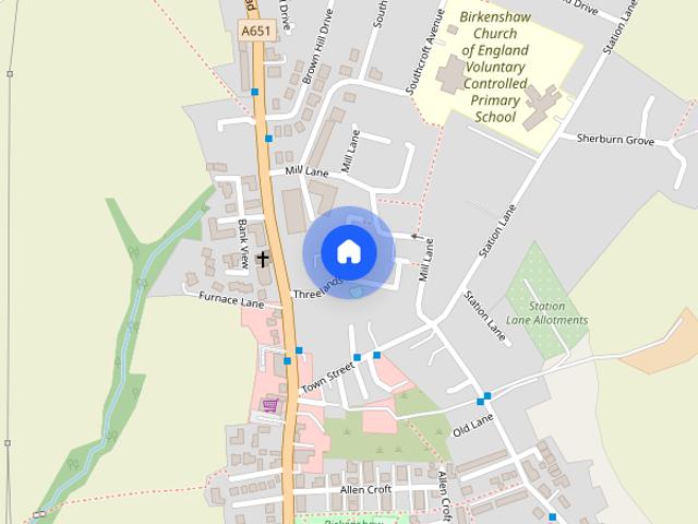 Threelands, Birkenshaw