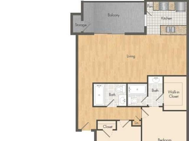 Timbercreek Apartments 2 Bedroom Apartment for Rent at 614 S 1st St, Austin, TX 78704 Bouldin Creek