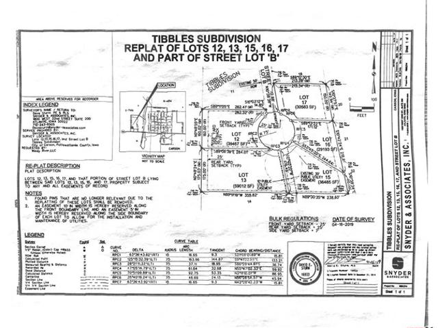 Tibbles Subdivision Replat Lot 12, Carson, IA 51525