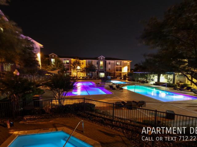 Tile and wood floors with private balconies.apartments in Huntsville.