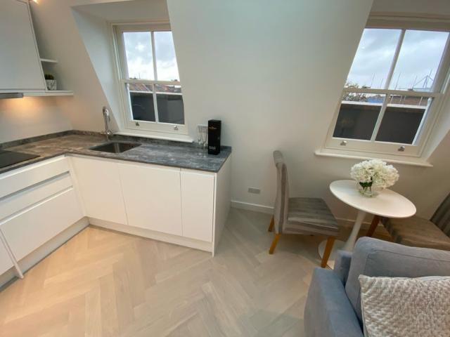 Top floor studio apartment