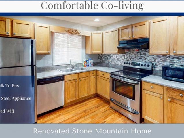 Top Host! Renovated Stone Mountain home, short wal