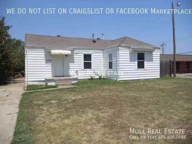 Top to bottom Renovated 2 bed 1 bath home for rent in NW OKC!.