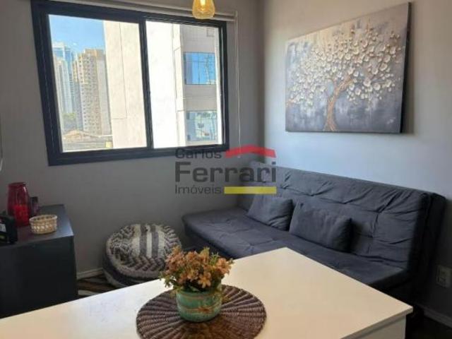 Torre única 34 m² mobiliado 2 dormitórios 350 metros do metrô Barra Funda