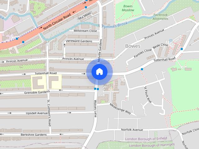 Tottenhall Road, Palmers Green, N13