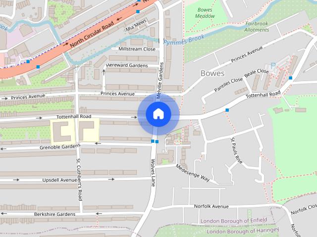 Tottenhall Road, Palmers Green, N13
