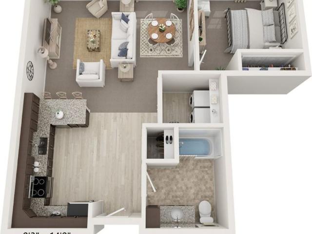 Town Center Apartments 1 Bedroom Apartment for Rent at 300 West Ave, Zumbrota, MN 55992
